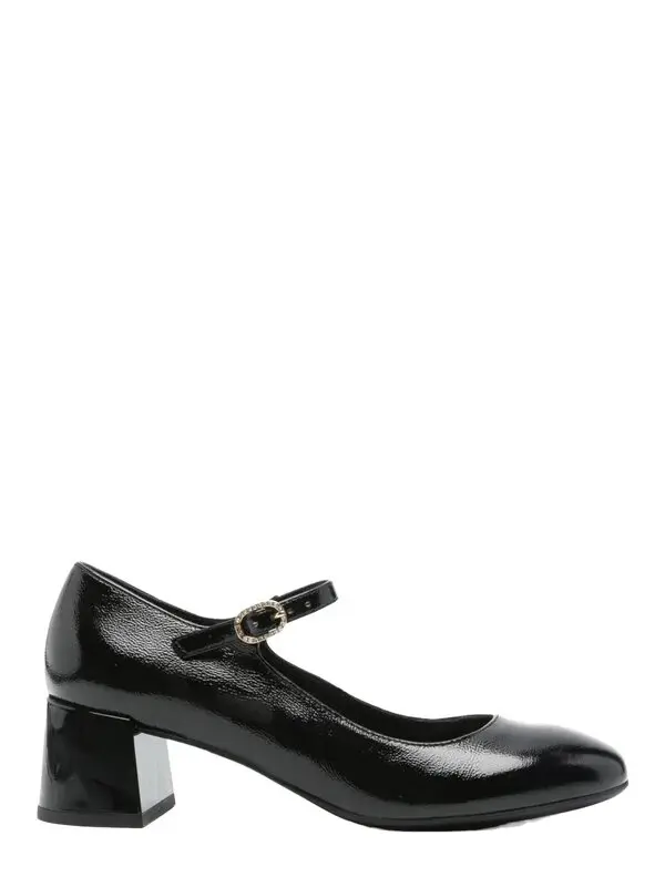 NEROGIARDINI 50mm Buckle-strap Block-heel Pumps - Black