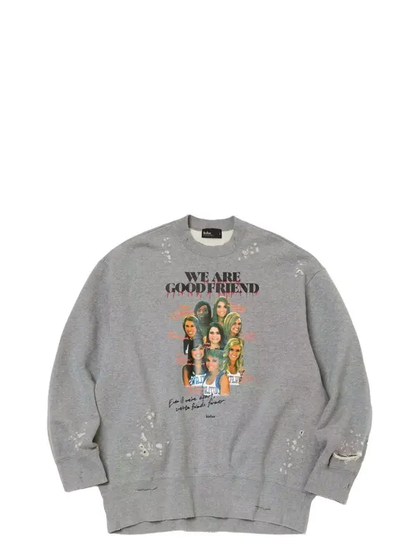 Kolor Graphic-print Sweatshirt - Grey