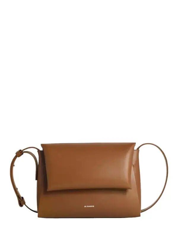 JIL SANDER Leather Cross-body Bag - Brown