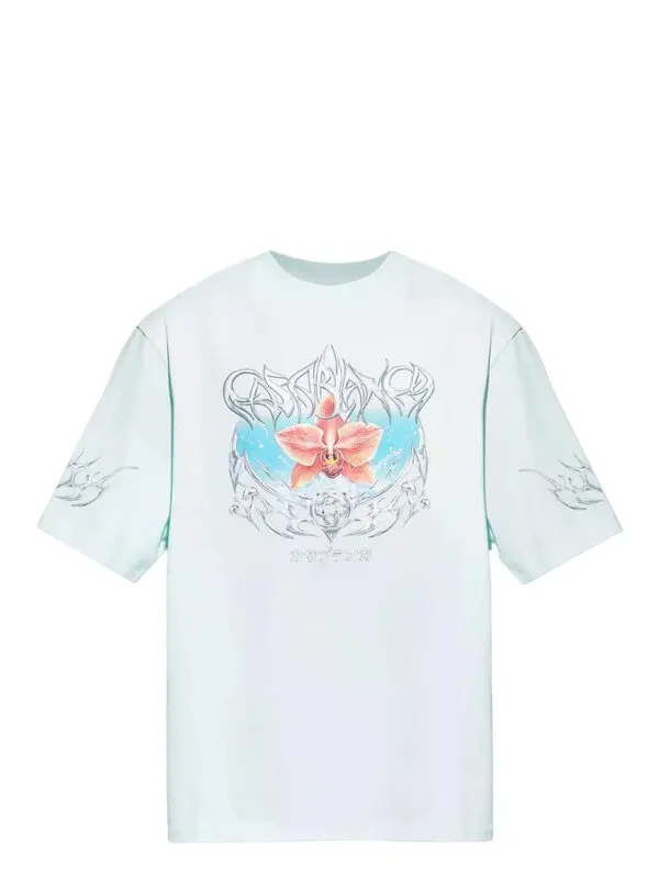 Casablanca Print T-shirt - Blue
