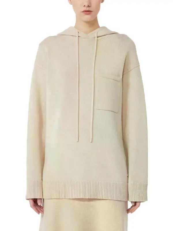Max Mara Hooded Pocket Sweater - Neutrals