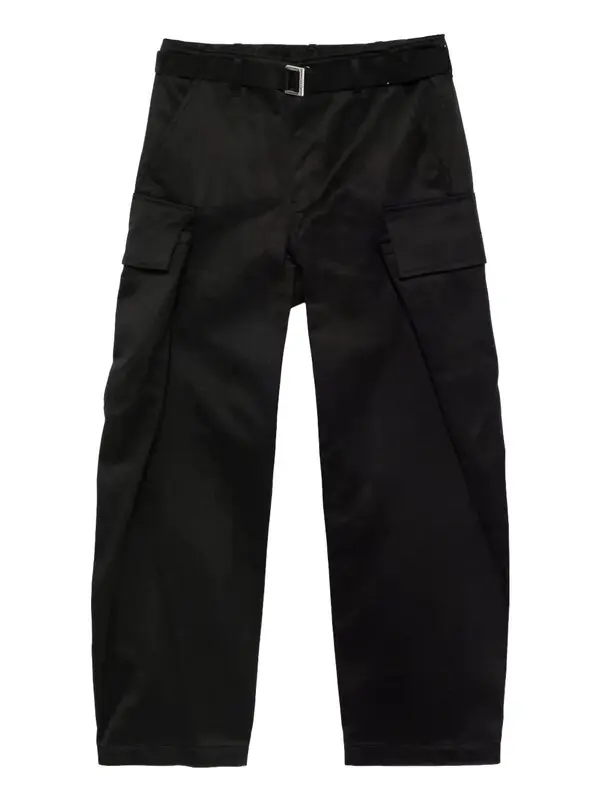Sacai Cargo Pocket Trousers - Black