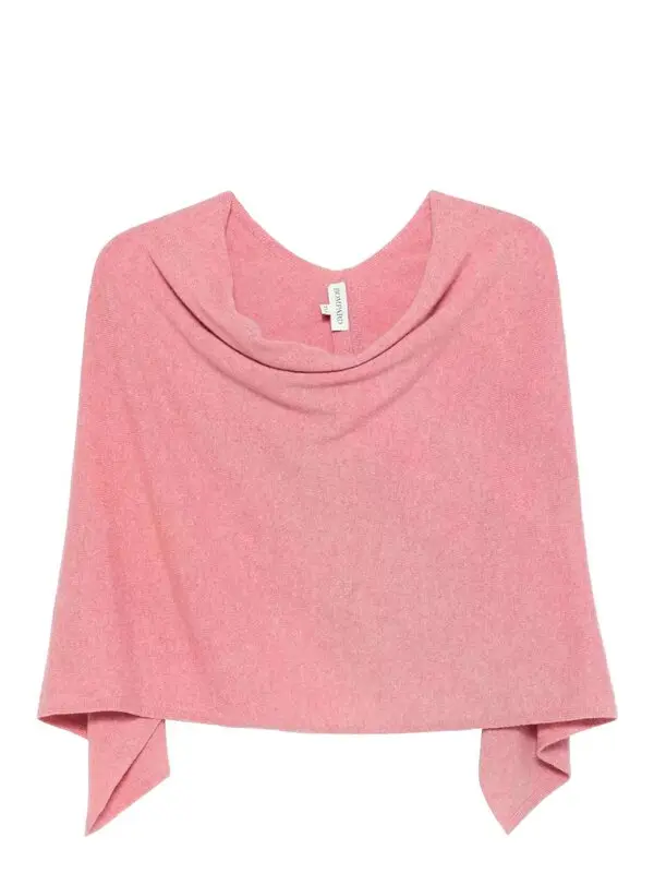 Eric Bompard Cashmere Cowl-neck Poncho - Pink