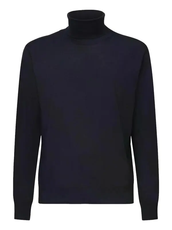 Eleventy Turtleneck Cashmere Sweater - Grey