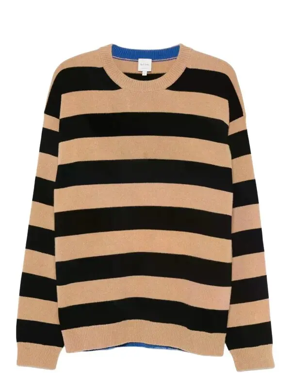 Paul Smith Striped Wool Sweater - Brown