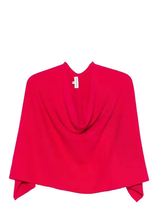 Eric Bompard Cashmere Poncho - Pink