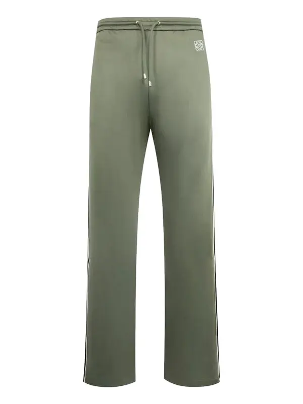 Loewe Drawstring Side-stripe Trousers - Green