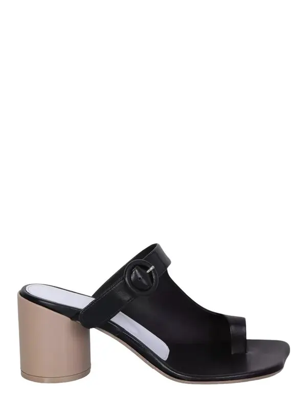 MAISON MARGIELA 70mm Buckle-fastening Block-heel Sandals - Black