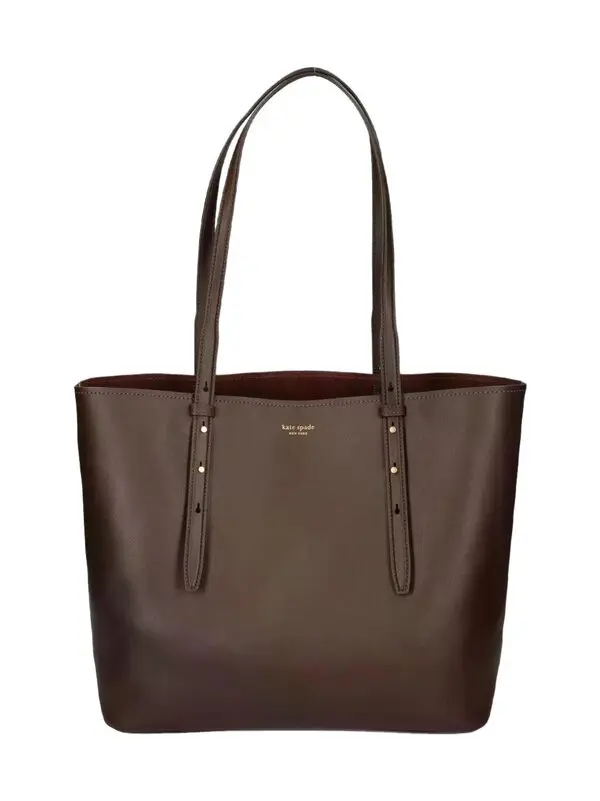 Kate Spade New York Leather Tote Bag - Brown