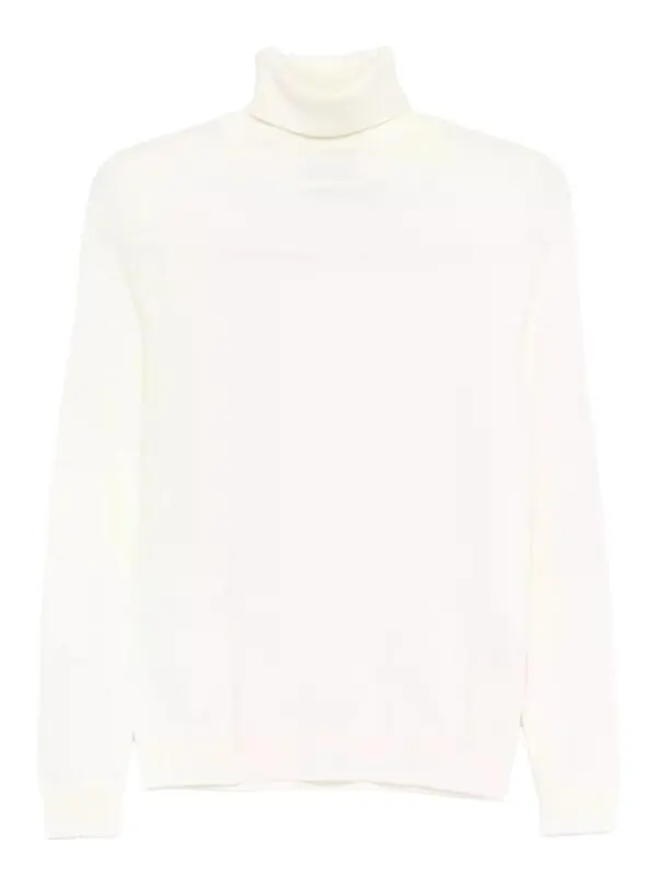 Eric Bompard Roll-neck Cashmere Sweater - Neutrals