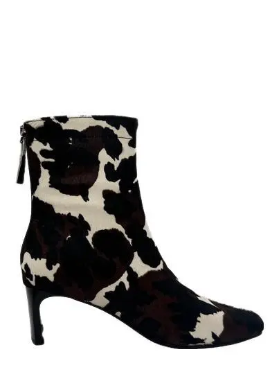 AMIE RAFA Harlow Cow Bootie - Cow Print