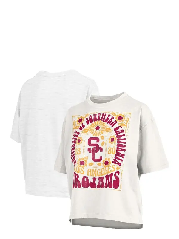 PRESSBOX Usc Trojans Harmony Oversized T-shirt - White