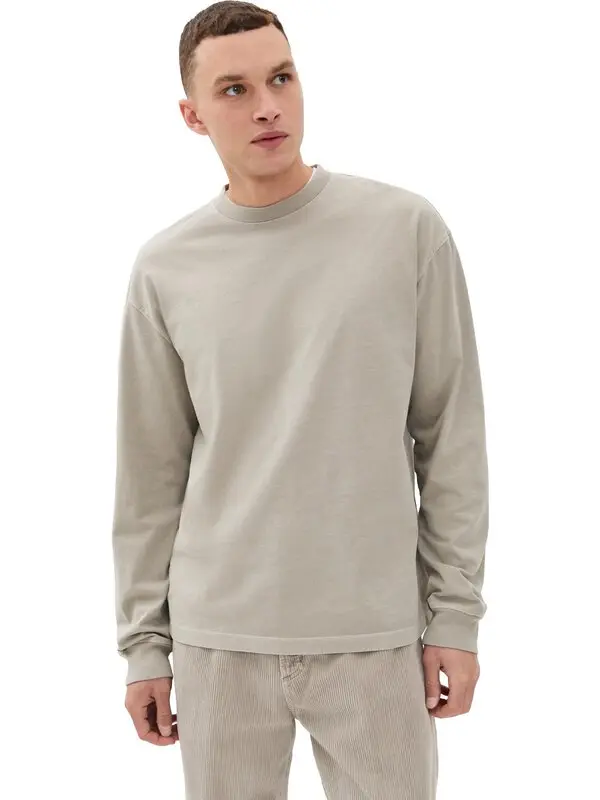 AGOLDE Long Sleeve Asha Tee - Wicker