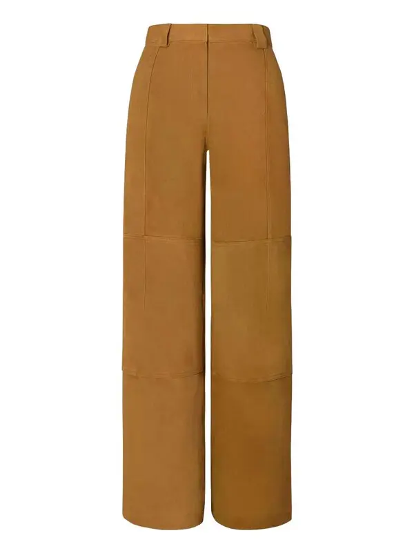 Tory Burch Panelled Trousers - Brown