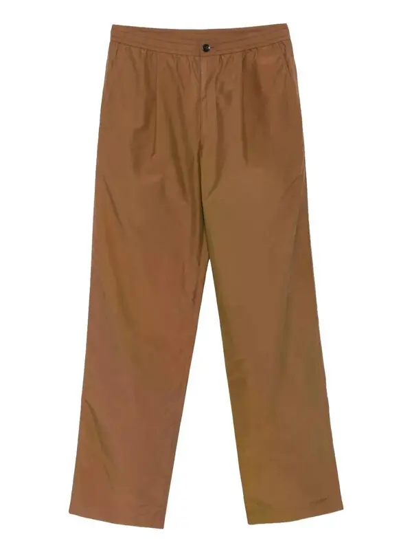 Theory Pleated Trousers - Brown