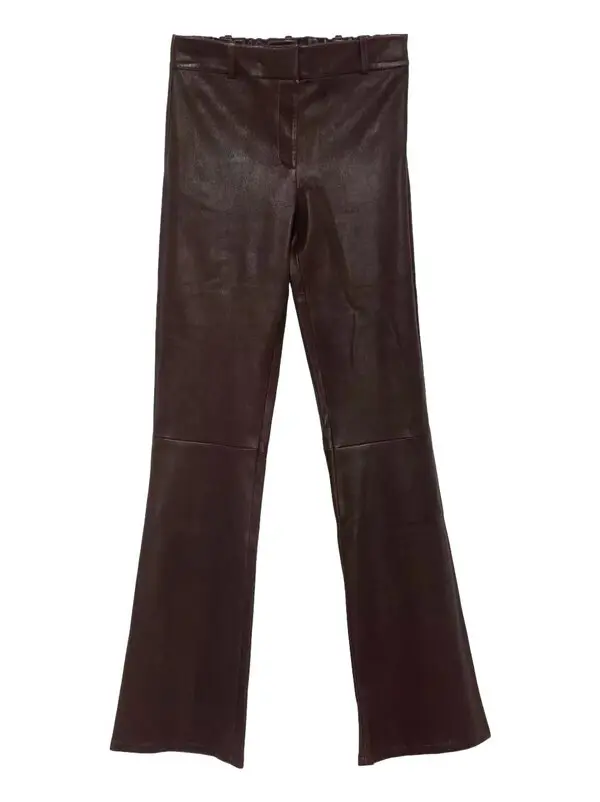 ARMA Leather Trousers - Red