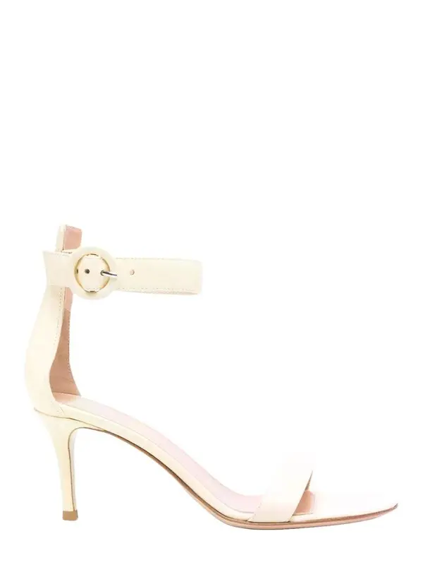 GIANVITO ROSSI 65mm Portofino Ankle-strap Leather Sandals - Neutrals