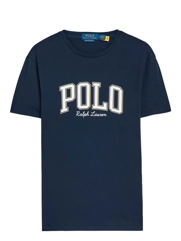 Polo Ralph Lauren Logo-print Cotton T-shirt - Navy