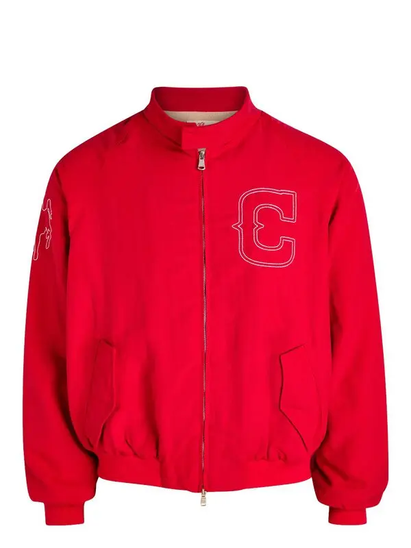 CHERRY LOS ANGELES Nylon Championship Jacket - Red