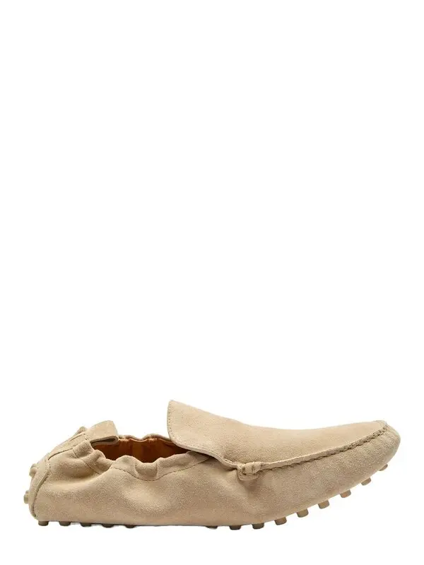 TOD'S Suede Gomma Loafers - Beige