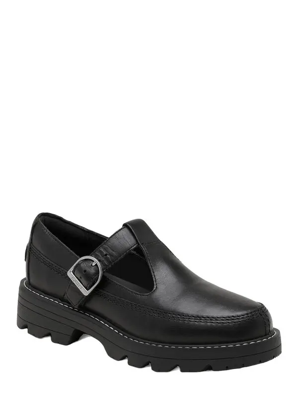 Sorel Revel Ave Mary Jane Loafer - Black/black