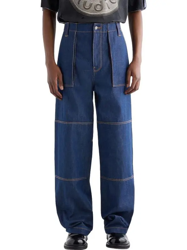 Acne Studios Prino Japanese Twill Jeans - Indigo Blue