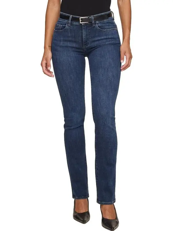 DL1961 Mara Instasculpt™ Straight Mid-rise Jeans - Eastside