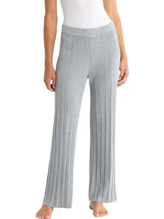 Barefoot Dreams Cozychic Ultra Lite Rib Pajama Pants - Moonbeam