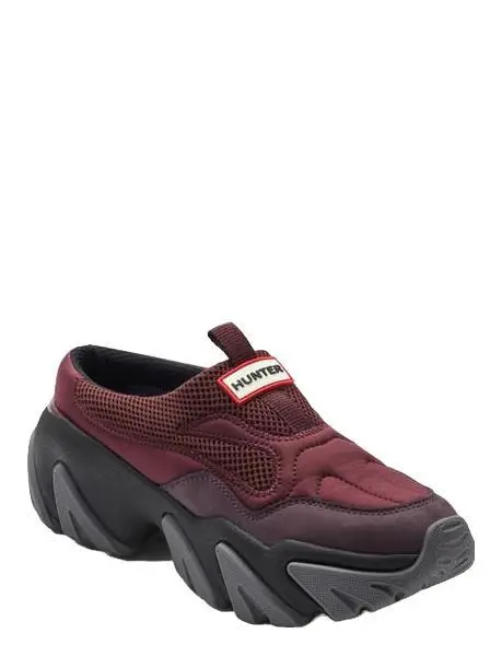 Hunter Darisa Water Repellent Slip-on Shoe - Dark Red