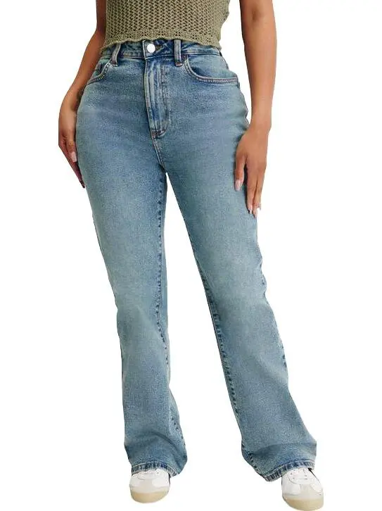 COTTON ON Curvy Flare Jean - Mia Blue