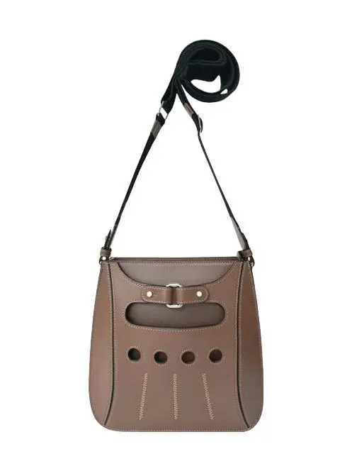 Perrin Cabbie Crossbody Bag - Sepia