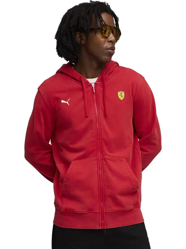 PUMA Ferrari Sportswear Sweat Jacket - Red