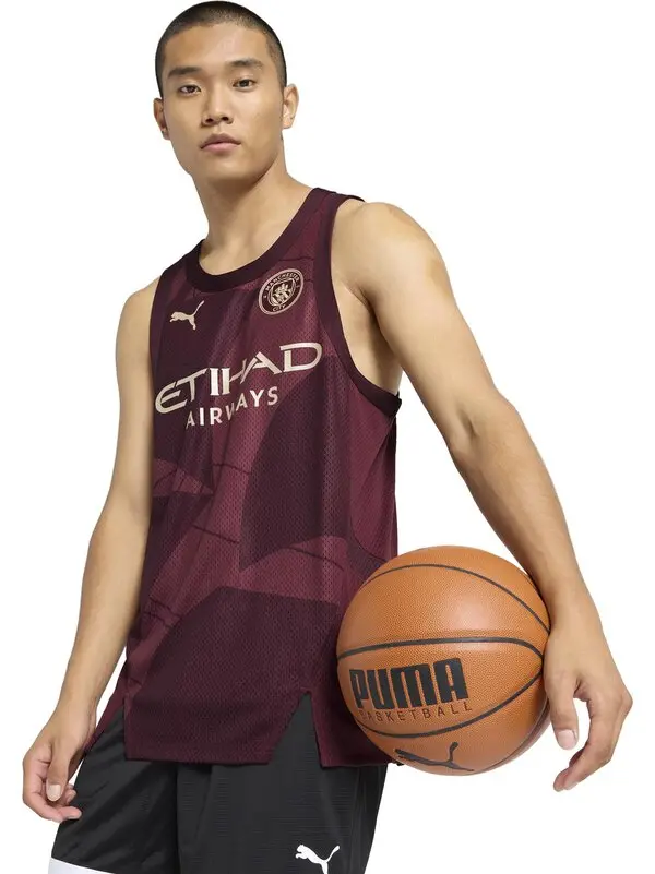 PUMA Hoops X Manchester City Basketball Jersey - Red