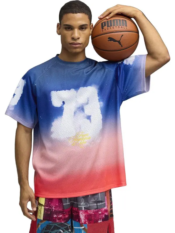 PUMA Hooptopia Basketball Jersey - Blue