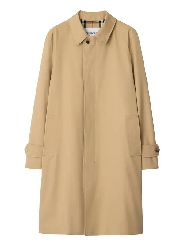Burberry Cotton Gabardine Car Coat - Beige