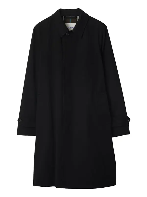 Burberry Cotton Gabardine Car Coat - Black