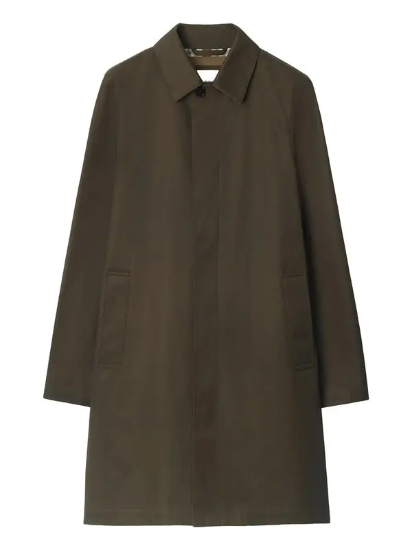 Burberry Cotton Gabardine Car Coat - Brown