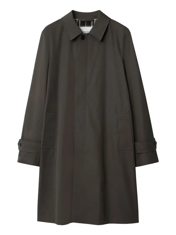 Burberry Cotton Gabardine Car Coat - Grey