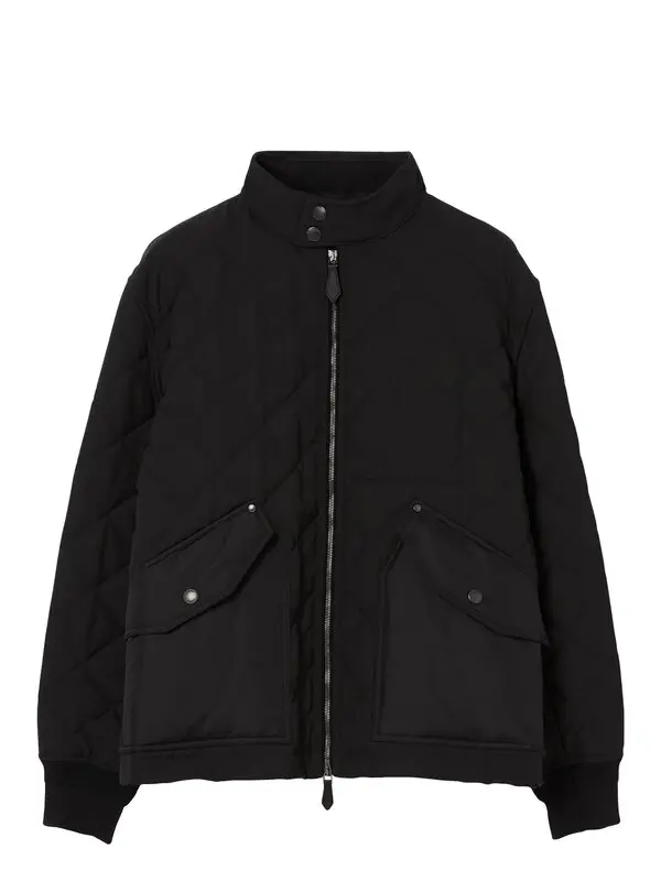 Burberry Quilted Harrington Jacket - Black
