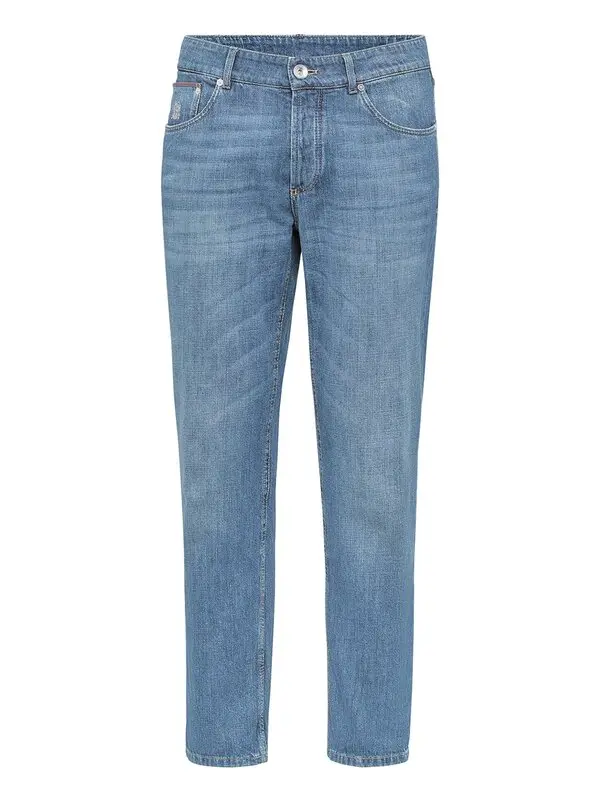 Brunello Cucinelli Traditional Straight-fit Jeans - Blue