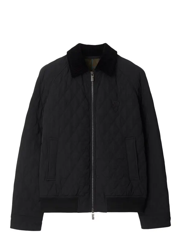 Burberry Water-repellent Padded Shirt Jacket - Black