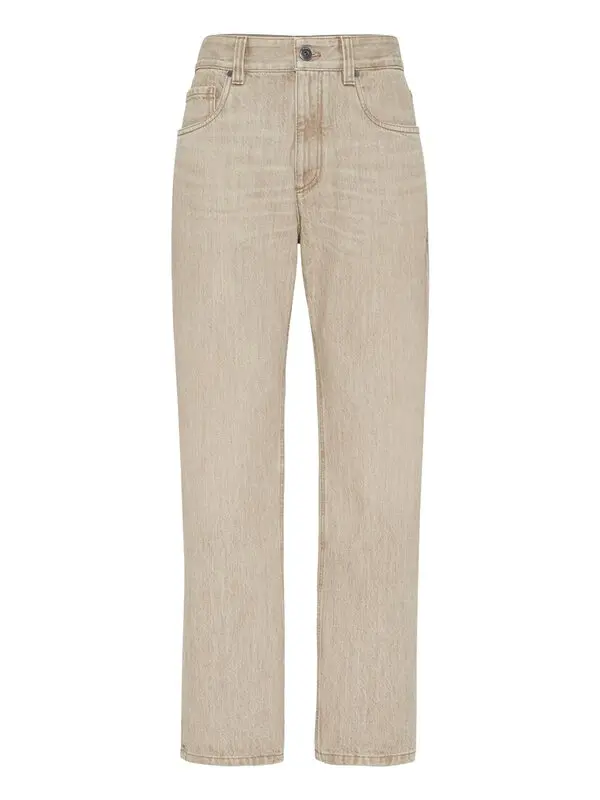 Brunello Cucinelli Authentic Straight Jeans - Beige