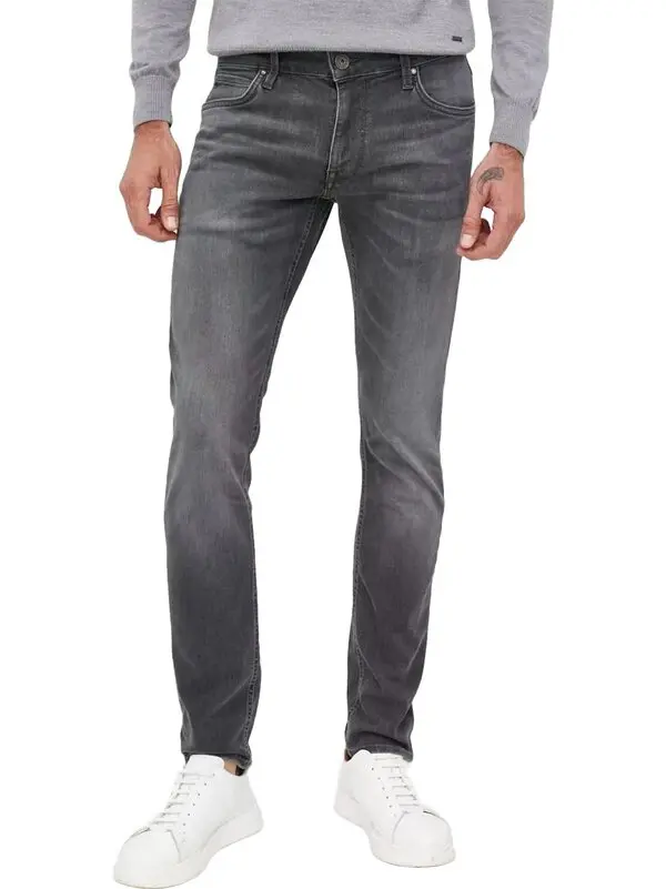 JOOP! Leather-patch Jeans - Grey