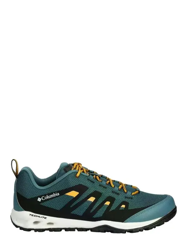Columbia Mesh-panelled Lace-up Sneakers - Green