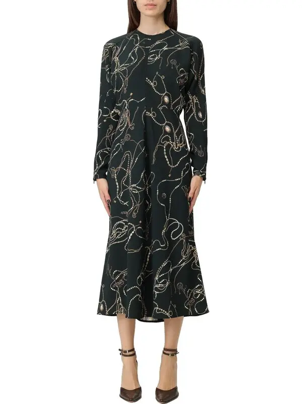 Victoria Beckham Printed Dress - Multicolor