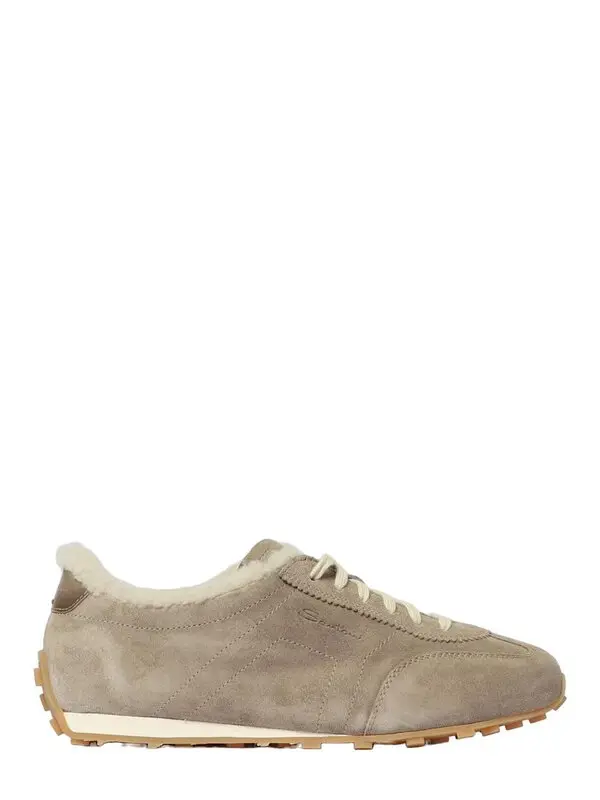 Santoni Lace-up Sneakers - Cocoa