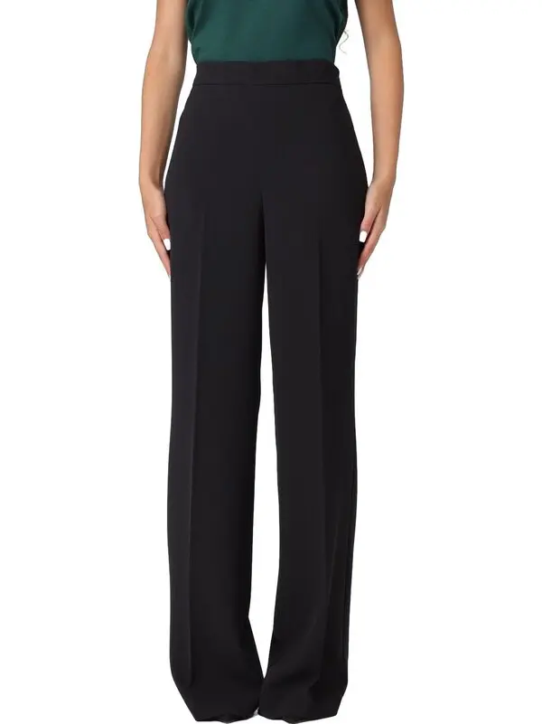 TWINSET Wide Leg Trousers - Black