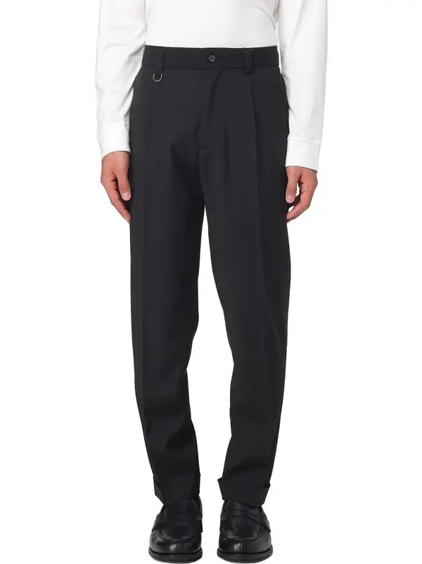 PAOLO PECORA Trousers - Black