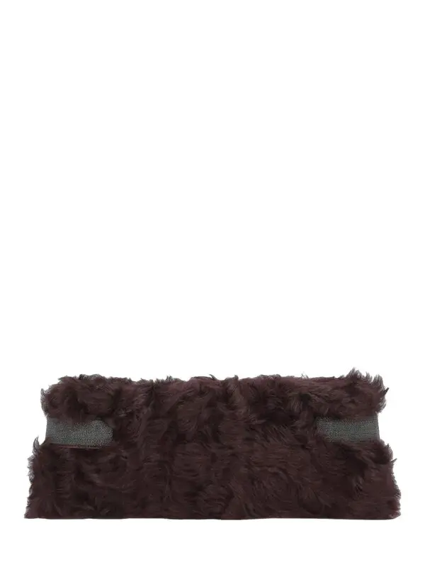 Brunello Cucinelli Handheld Clutch - Burgundy