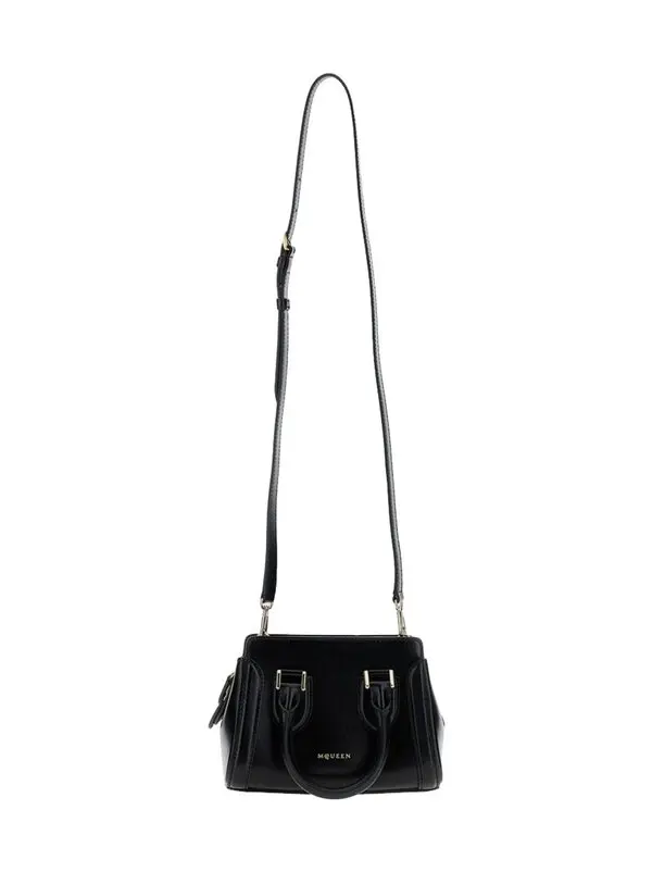 Alexander McQueen Mini Top Handle Bag - Black